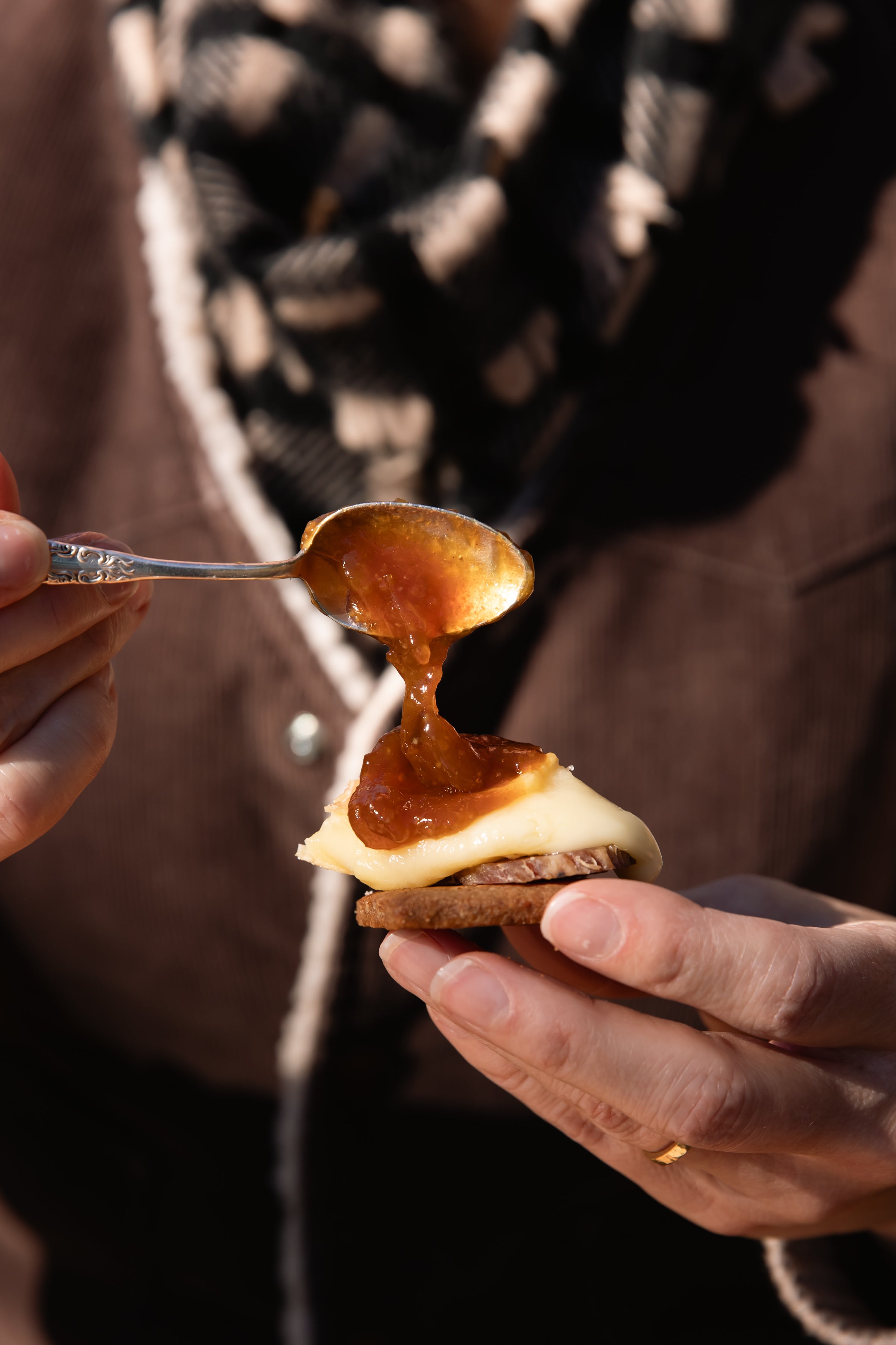 Pecan Biscuit, Blake Hill Apricot with Orange and Honey Jam & Jasper H ...